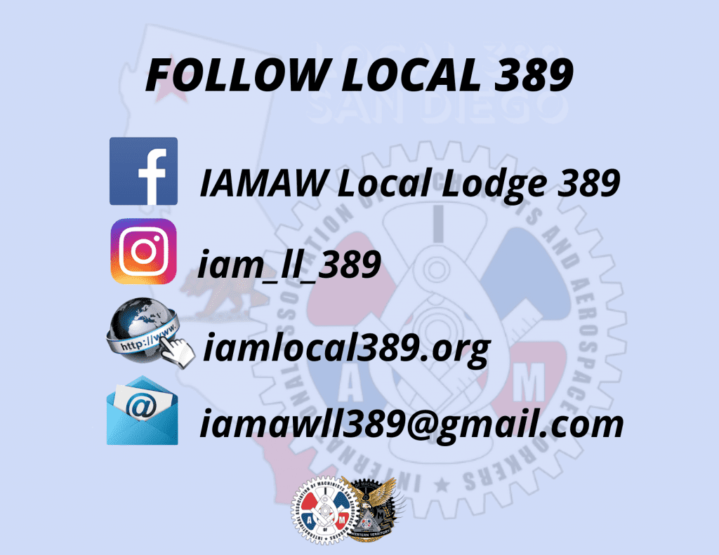 Contact – IAM Local 389
